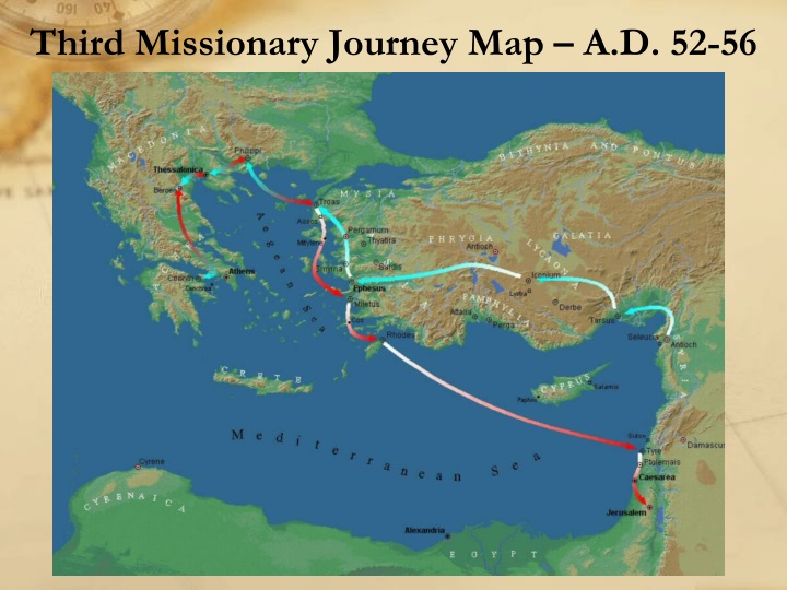 PPT - Paul’s Third Missionary Journey PowerPoint Presentation - ID:1531084