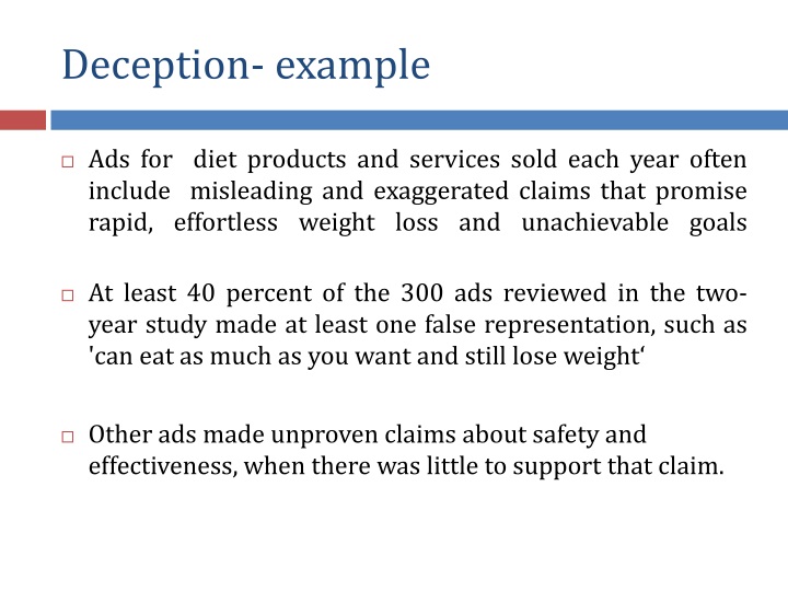 PPT - CORPORATE RESPONSIBILITY IN ADVERTISING, PRODUCT SAFETY AND ...