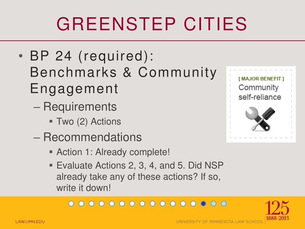 PPT - Sustainable Practices for North St. Paul: Municipal ...