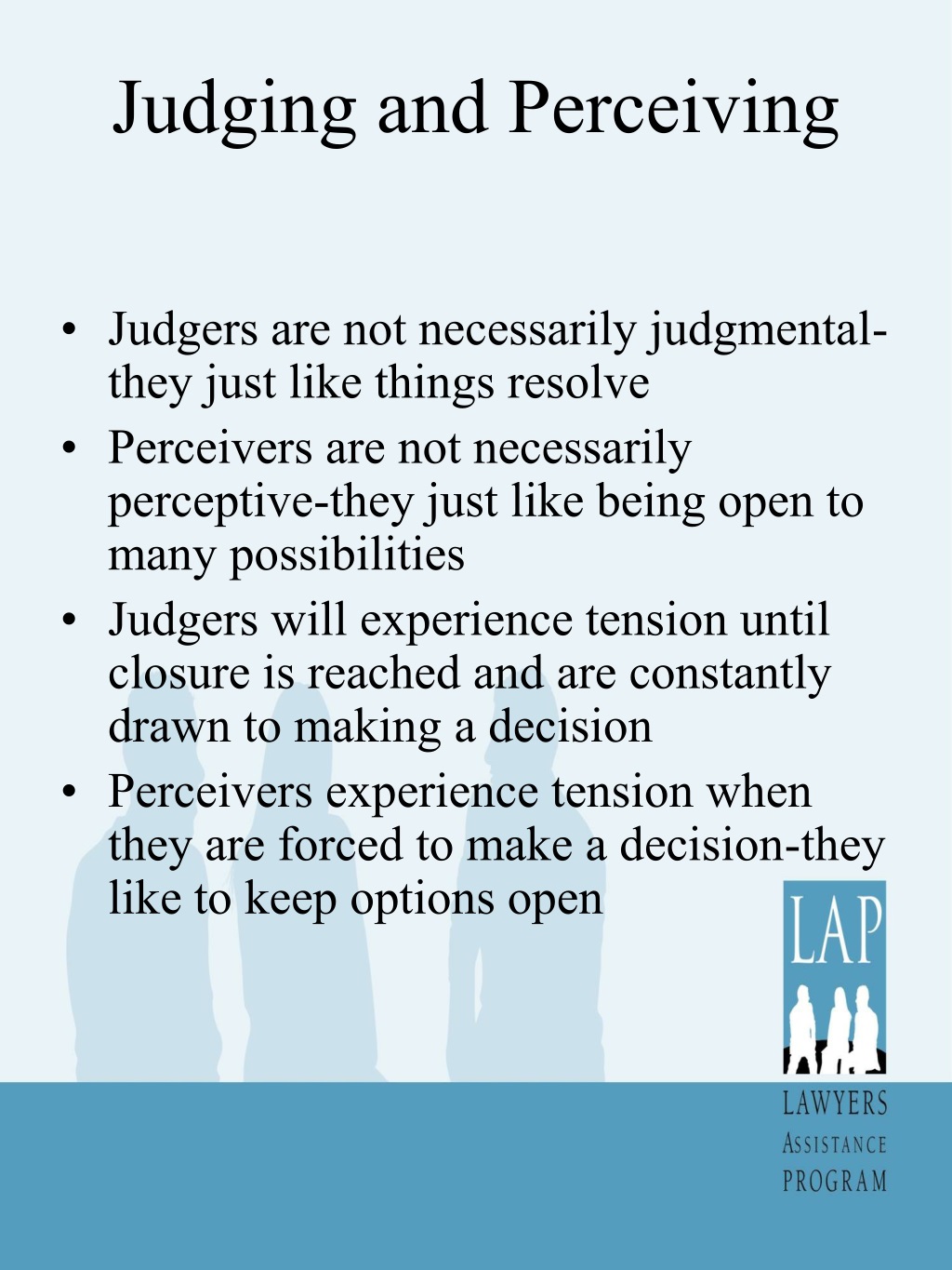 PPT - Personality and Your Legal Career PowerPoint Presentation, free ...