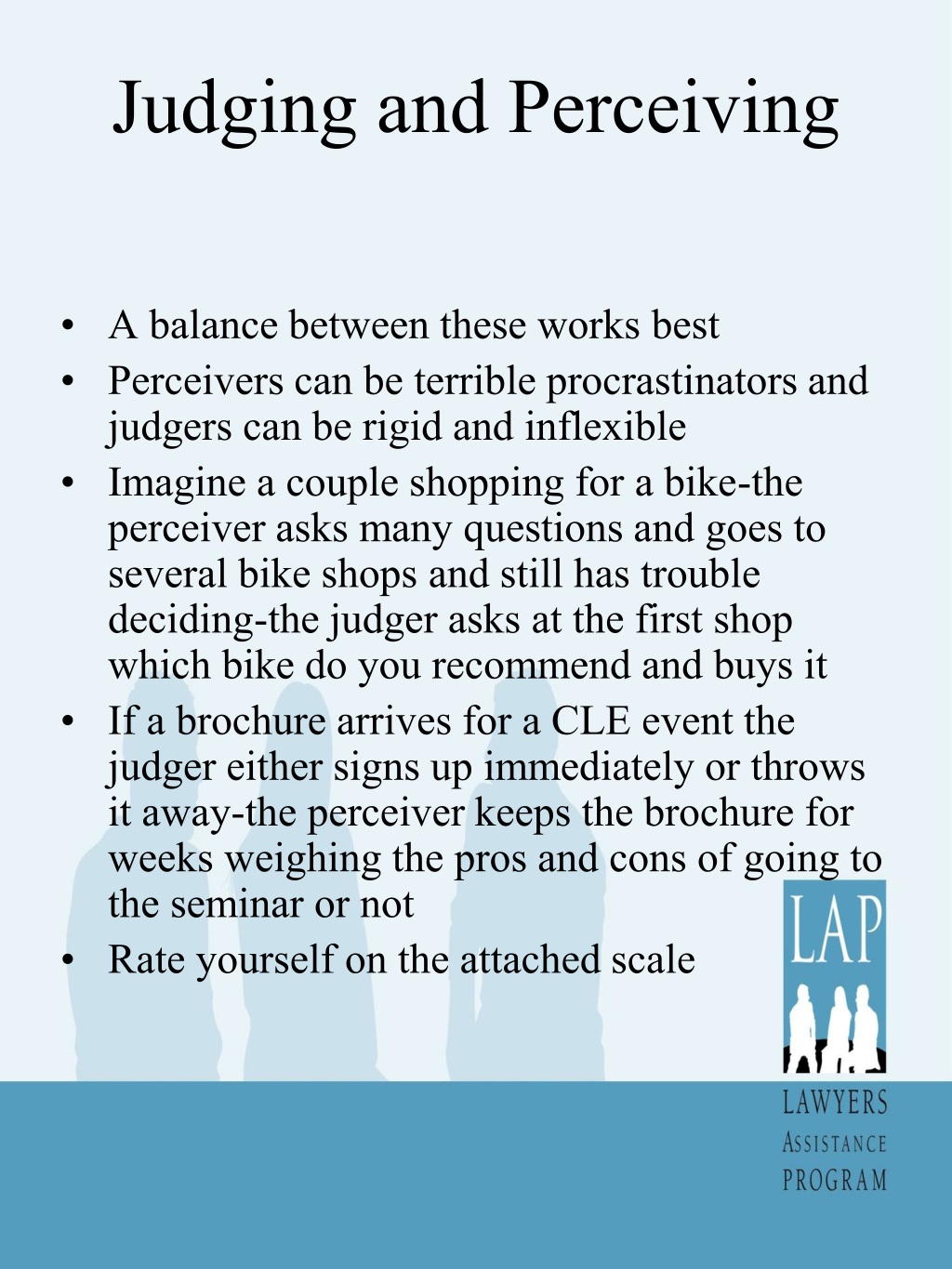 PPT - Personality and Your Legal Career PowerPoint Presentation, free ...