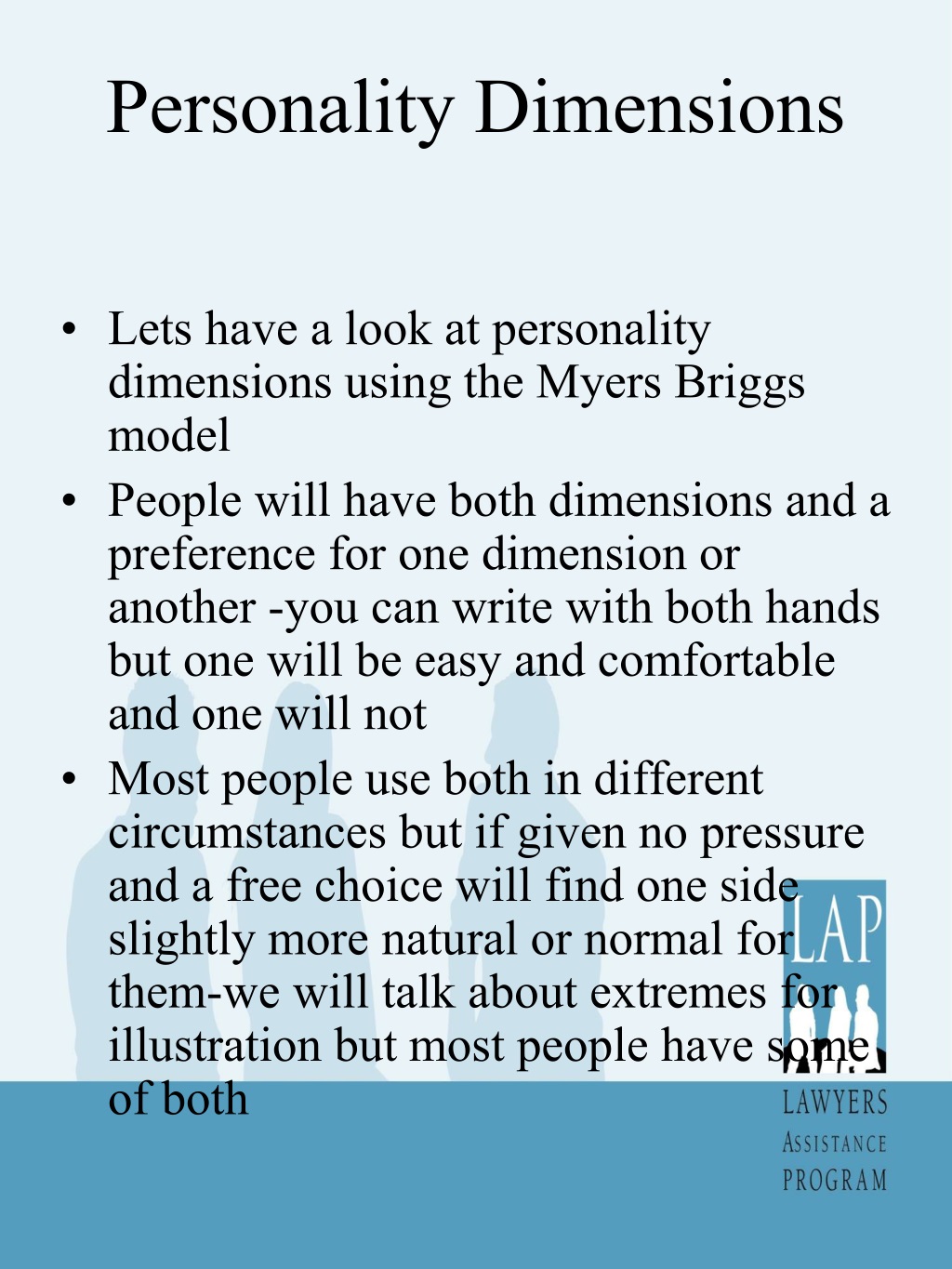 PPT - Personality and Your Legal Career PowerPoint Presentation, free ...
