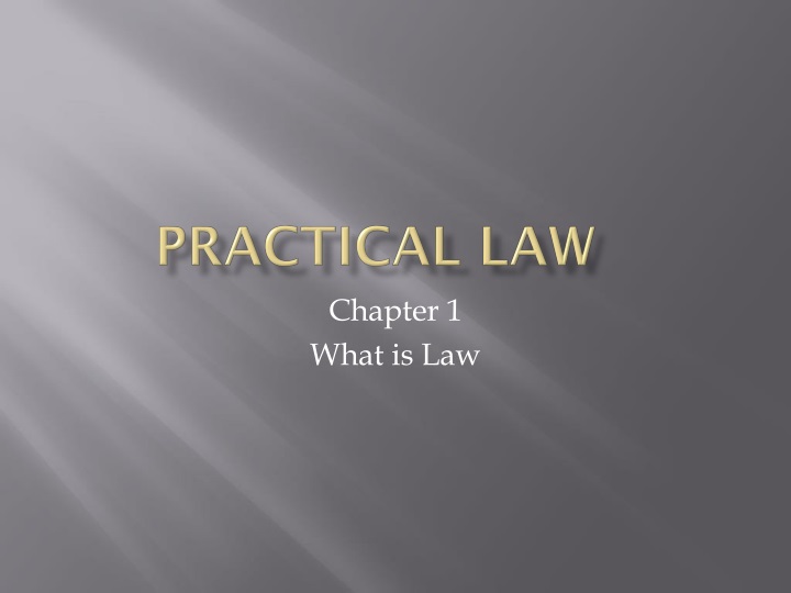PPT - Practical Law PowerPoint Presentation, free download - ID:1531960