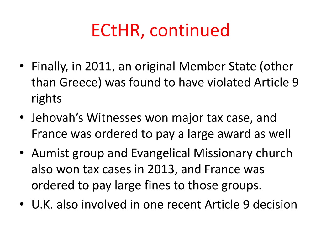 PPT - Religious Freedom in the West: Is the Glass Half Full and Getting ...