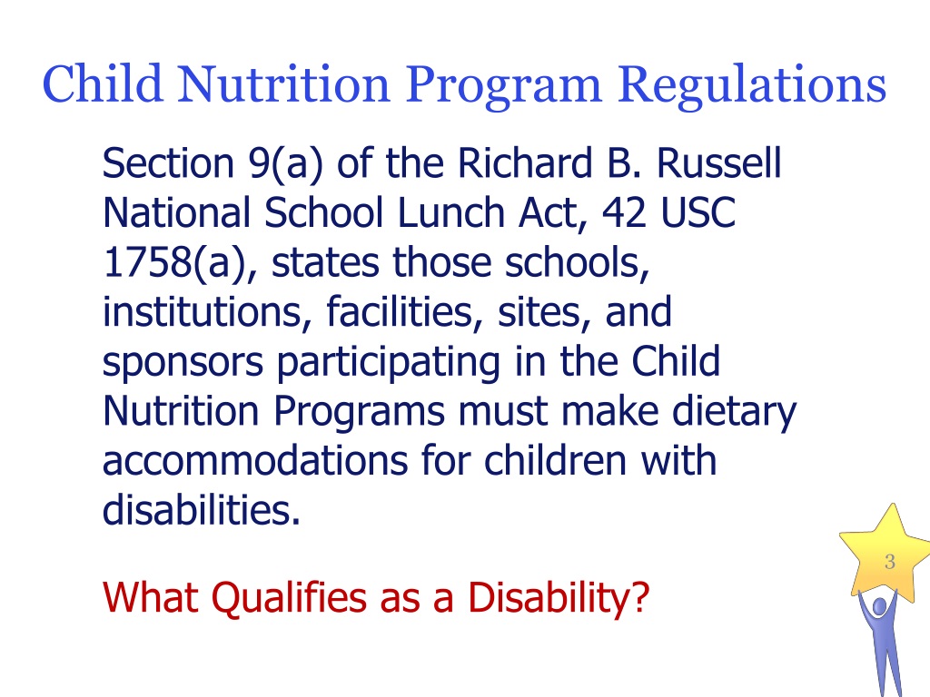 PPT - Meeting the Nutritional Needs of Children with Special Dietary ...