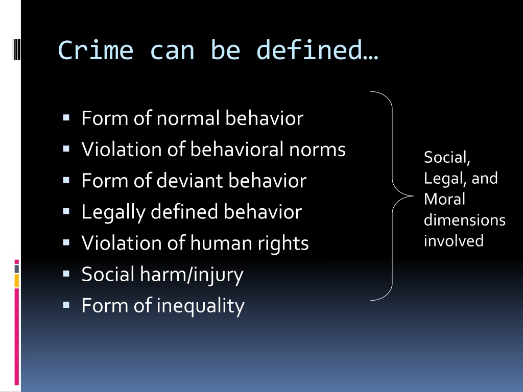 PPT - Nature & Origin of Crime MIAN ALI HAIDER L.L.B., L.L.M( Cum Laude ...