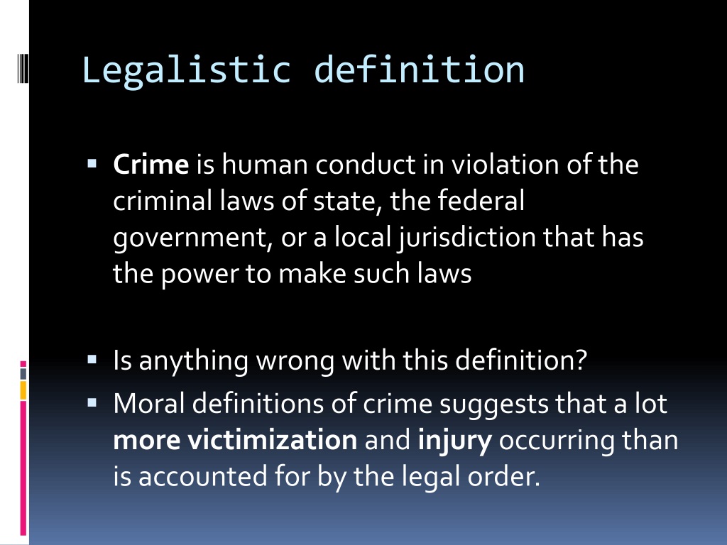 PPT - Nature & Origin of Crime MIAN ALI HAIDER L.L.B., L.L.M( Cum Laude ...