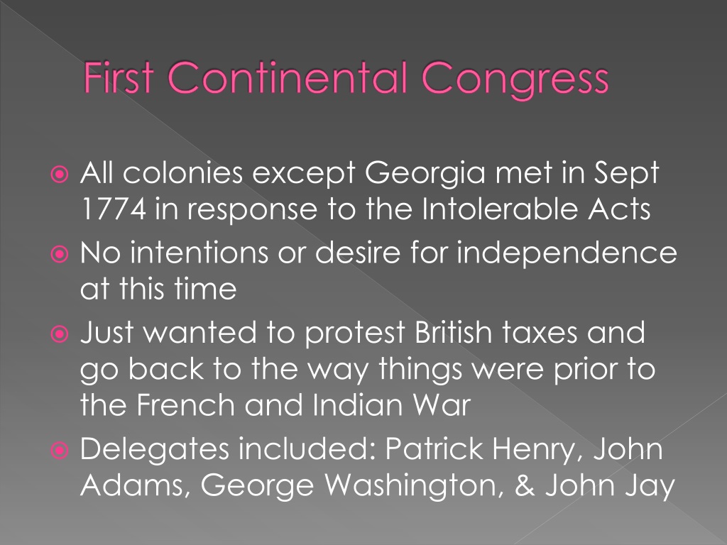 PPT - The American Revolution and Confederation, 1774-1787 PowerPoint ...