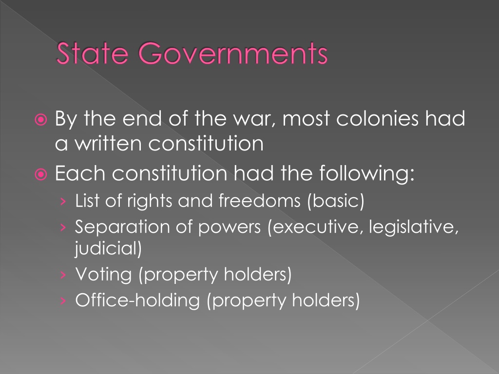 PPT - The American Revolution and Confederation, 1774-1787 PowerPoint ...