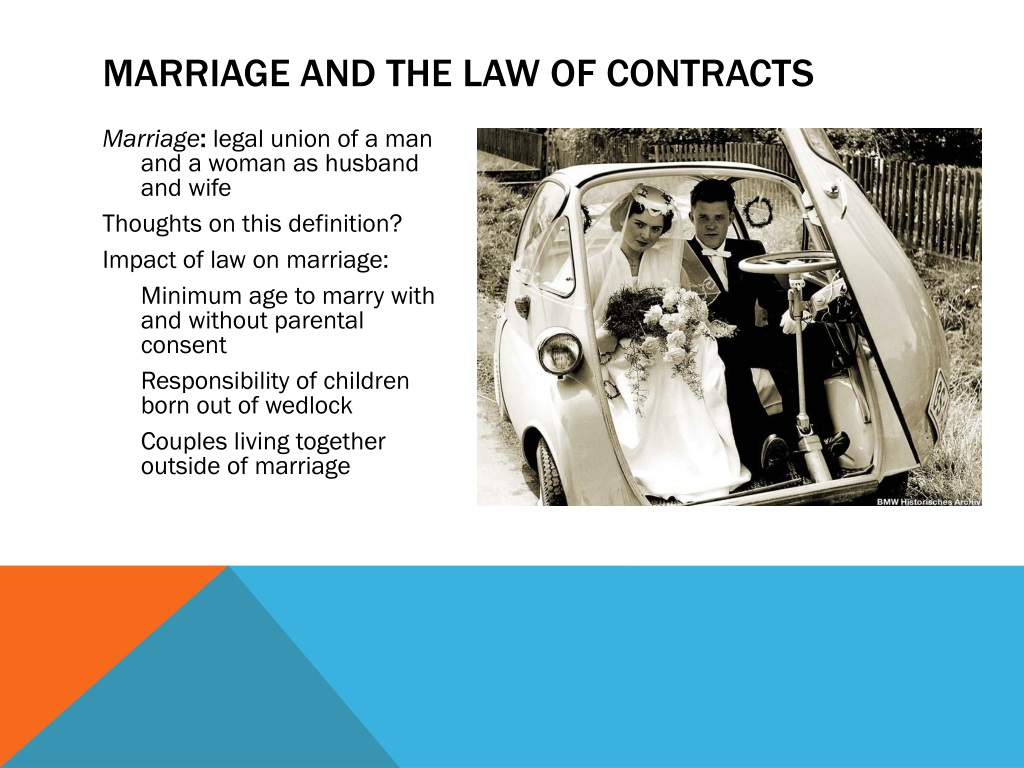 Ppt Contractual Aspects Of Marriage And Divorce Powerpoint