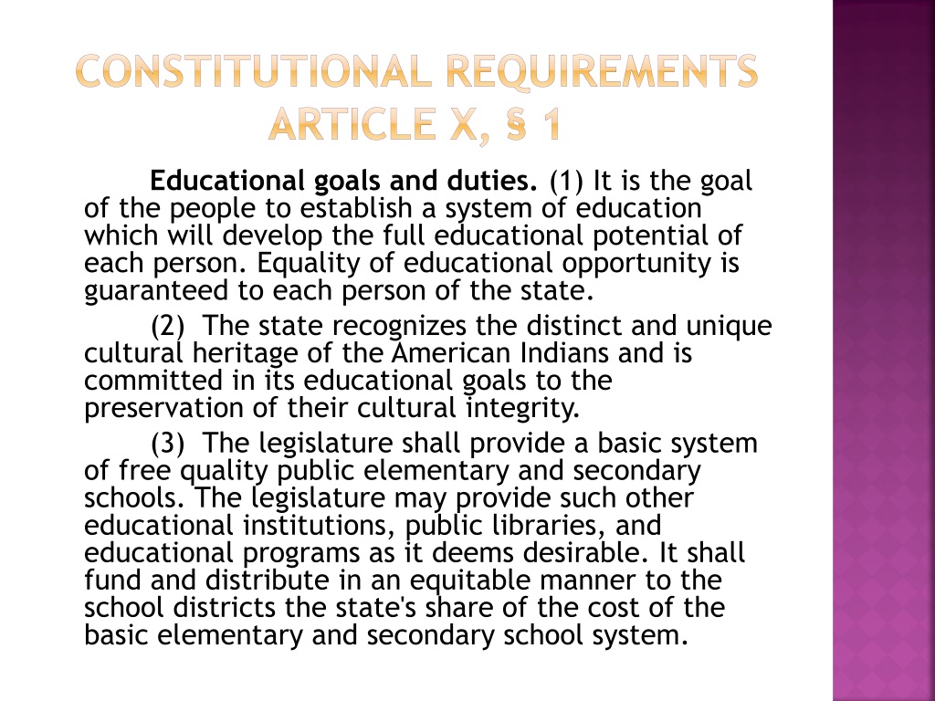 PPT - A History of Legal Challenges to Public School Funding PowerPoint ...