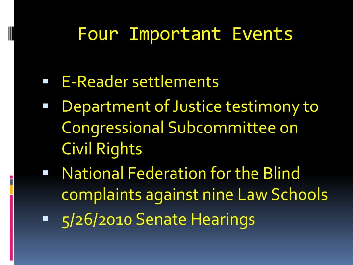 PPT - Four Important Events PowerPoint Presentation, free download - ID ...