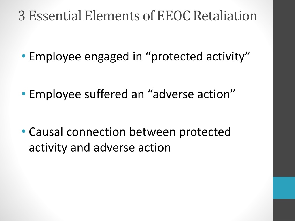 PPT - Whistleblower and Retaliation Claims: Legal Risks and Strategic ...