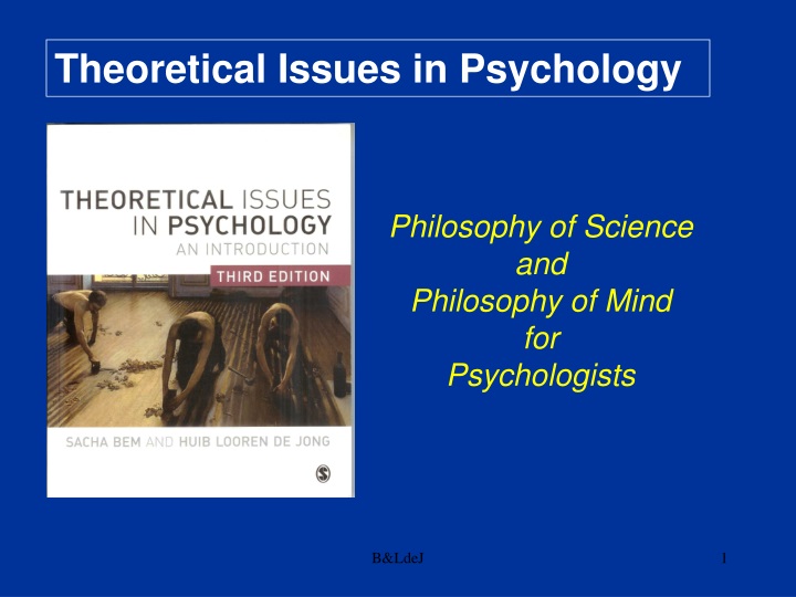 PPT - Theoretical Issues in Psychology PowerPoint Presentation, free ...