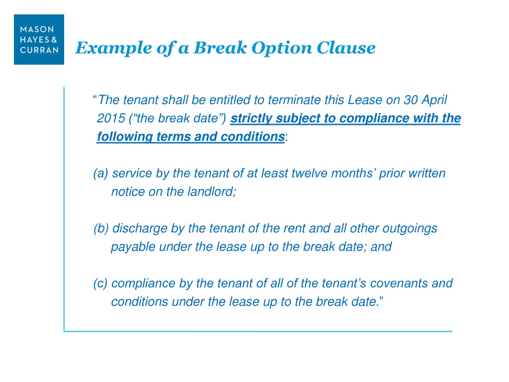 PPT - Commercial Leases: Hot Topics 29 April 2014 PowerPoint ...