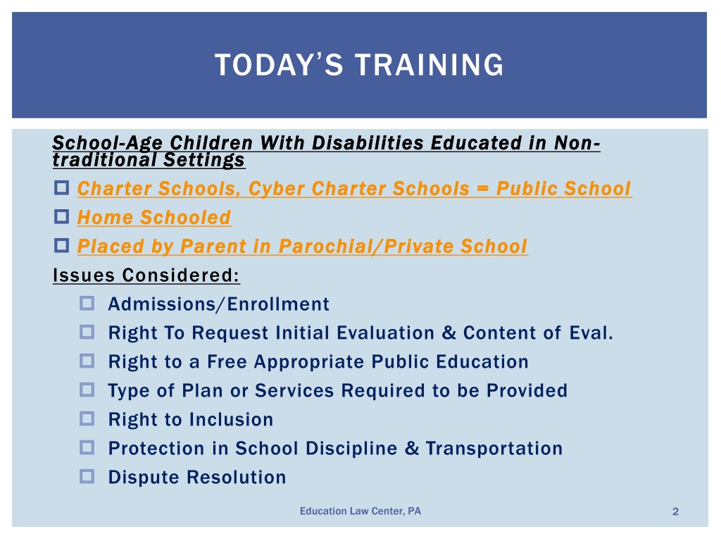 PPT - Maura McInerney, Esq. Education Law Center elc-pa PowerPoint ...