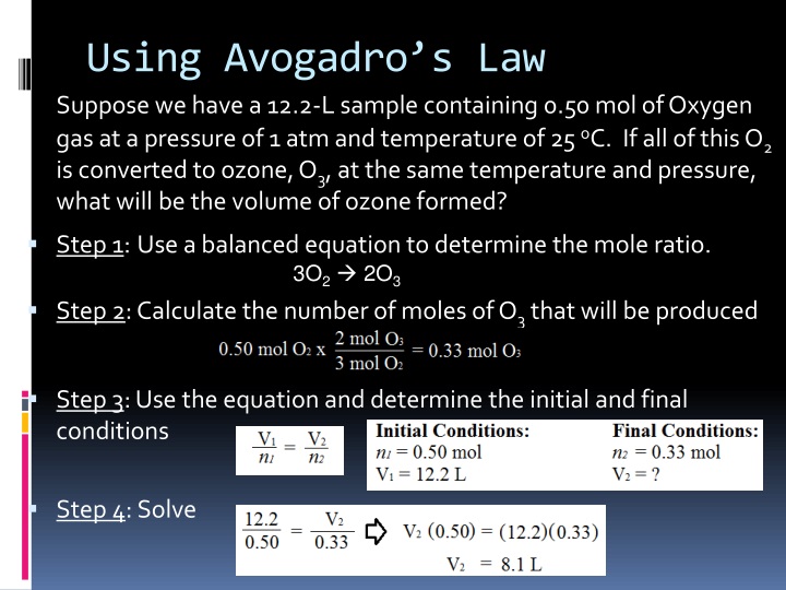 PPT - Avogadro’s Law PowerPoint Presentation - ID:1534299