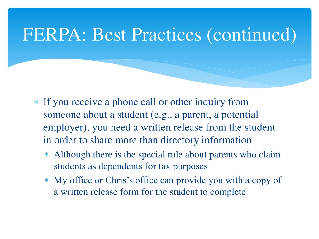 PPT - Understanding FERPA: Student Privacy & Rights PowerPoint ...