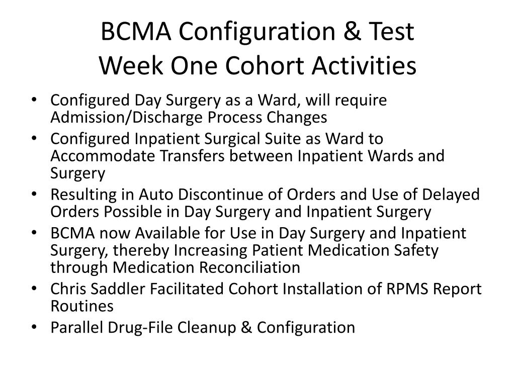 PPT - Northern Navajo Medical Center BCMA Deployment Site Visit “No ...