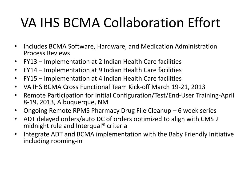 PPT - Northern Navajo Medical Center BCMA Deployment Site Visit “No ...