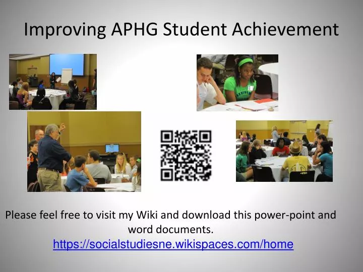 PPT - Improving APHG Student Achievement PowerPoint Presentation, free ...