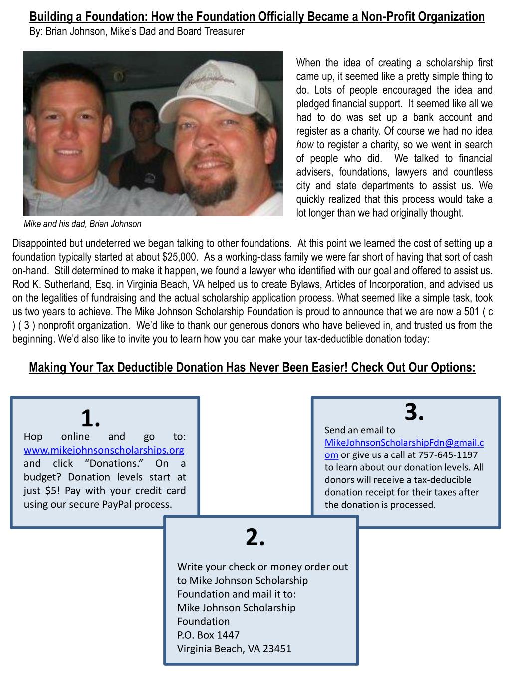 PPT - Congratulations Trevor Leach, First Annual Mike Johnson ...