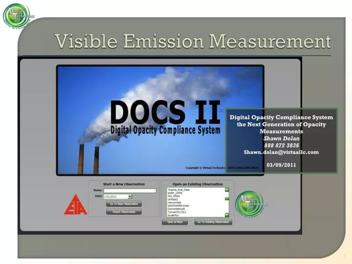 PPT - Visible Emission Measurement PowerPoint Presentation, free ...