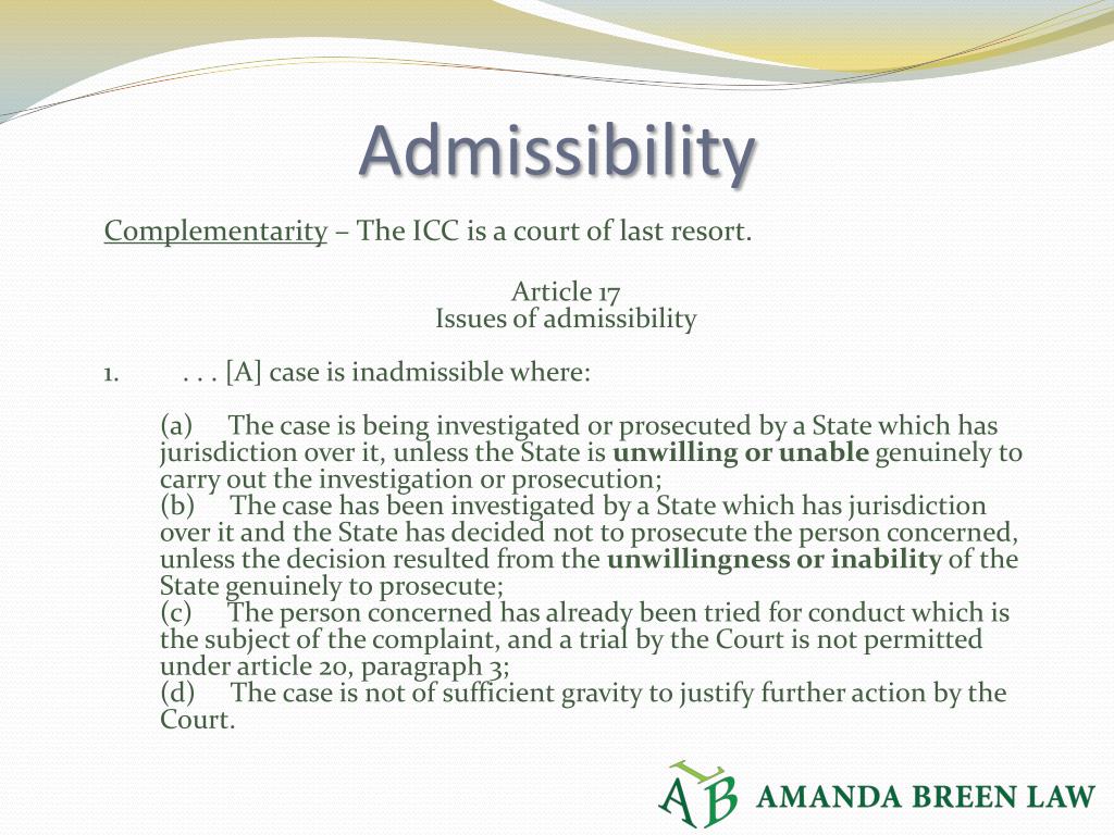 PPT - International Courts & Tribunals: An Overview PowerPoint ...