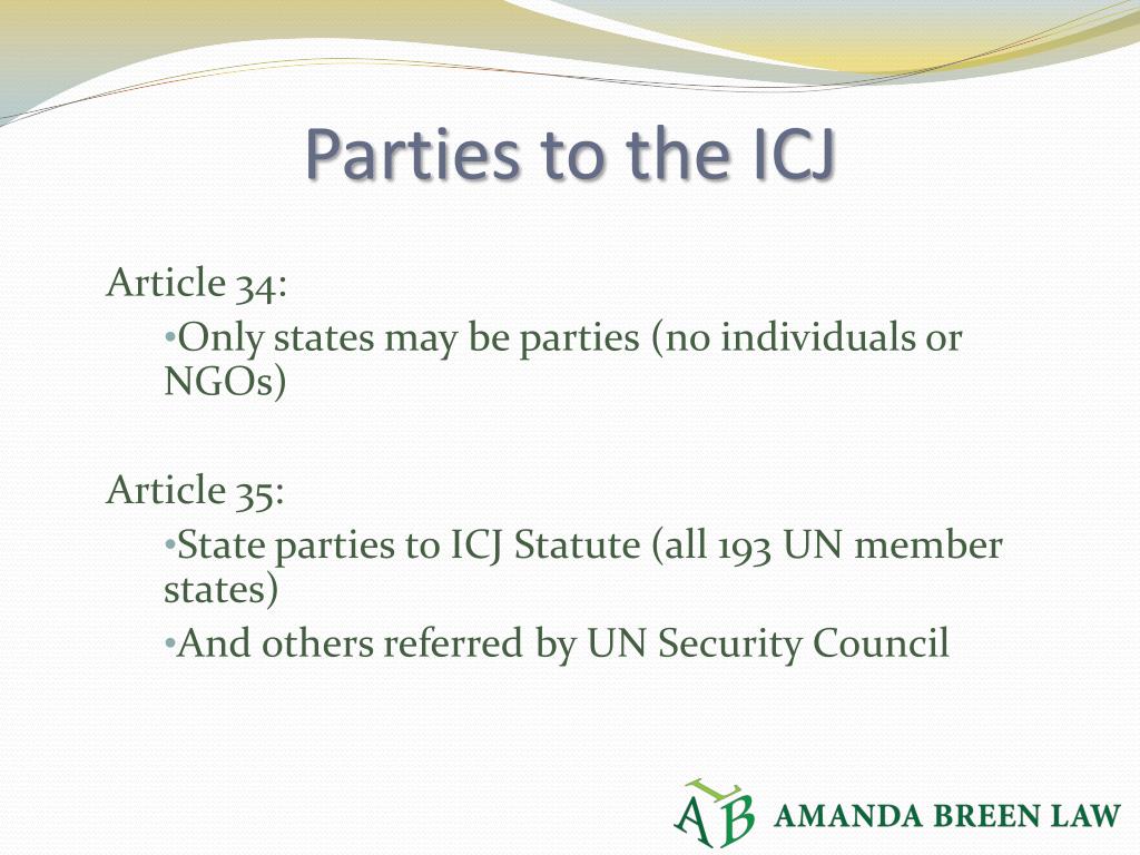PPT - International Courts & Tribunals: An Overview PowerPoint ...