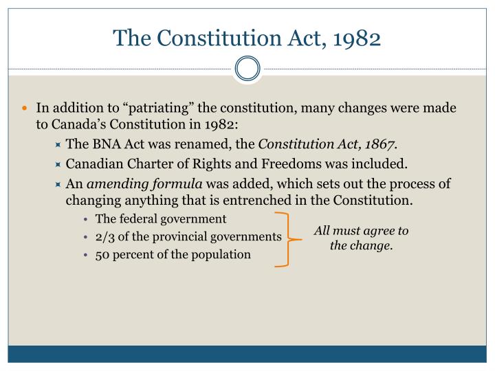 PPT - Canada’s Constitution PowerPoint Presentation - ID:1536211