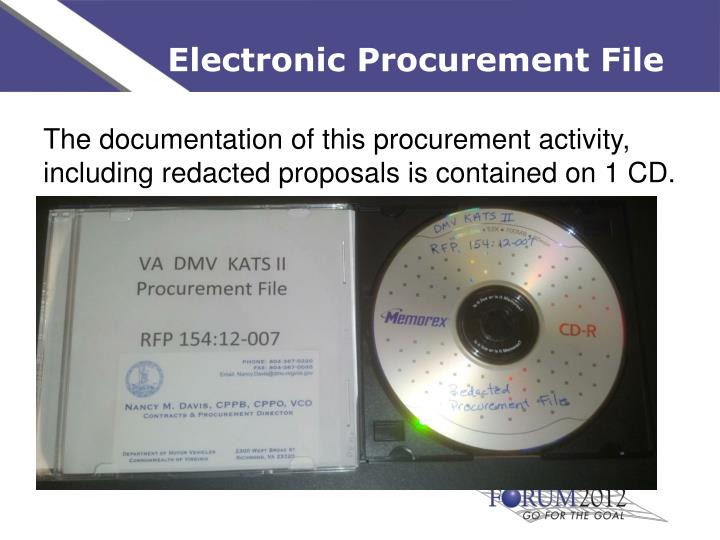 PPT - Procurement File Organization PowerPoint Presentation - ID:1536819