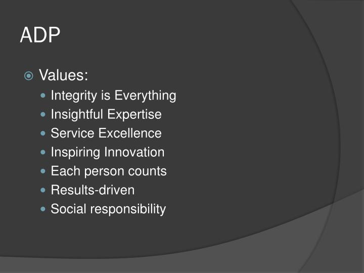 PPT - ADP PowerPoint Presentation - ID:1536835