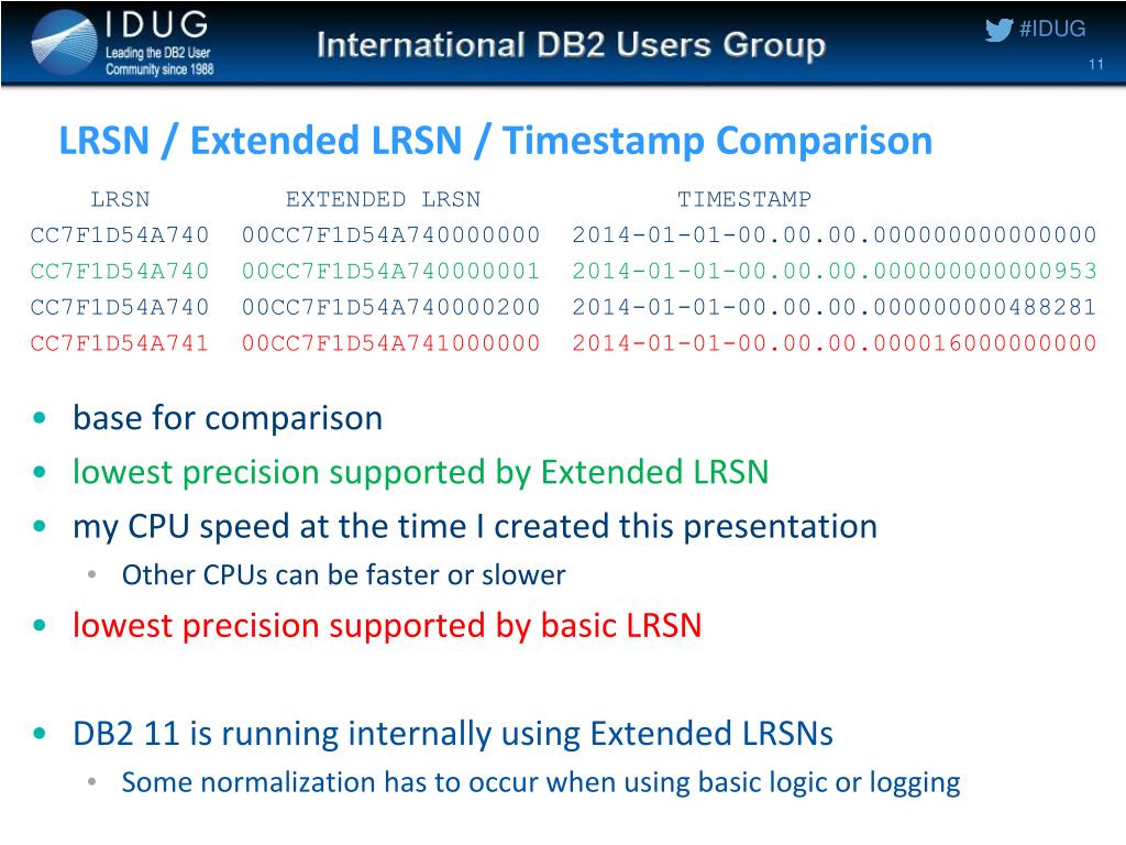 PPT - DB2 11 Expanded RBA/LRSN – Does this bit make my tail look big ...