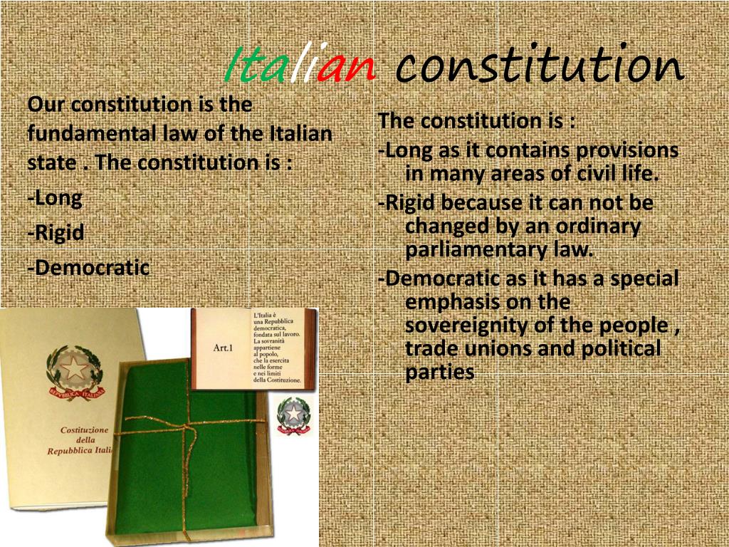 PPT - The italian politics organization PowerPoint Presentation, free ...
