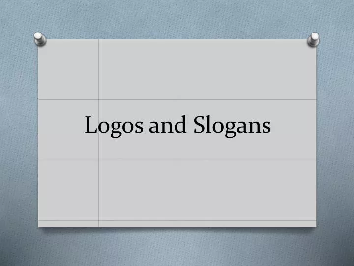 PPT - Logos and Slogans PowerPoint Presentation, free download - ID:1537494