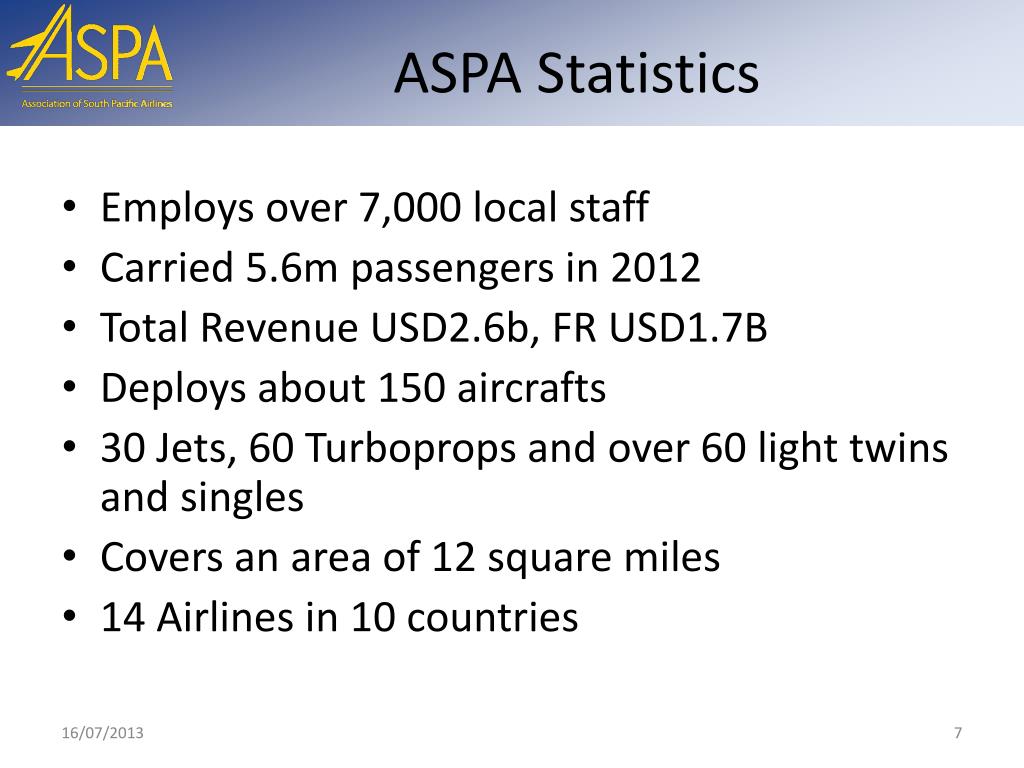 PPT - 58 th General ASPA Session 18 th – 19 th July, 2013 Tanoa ...