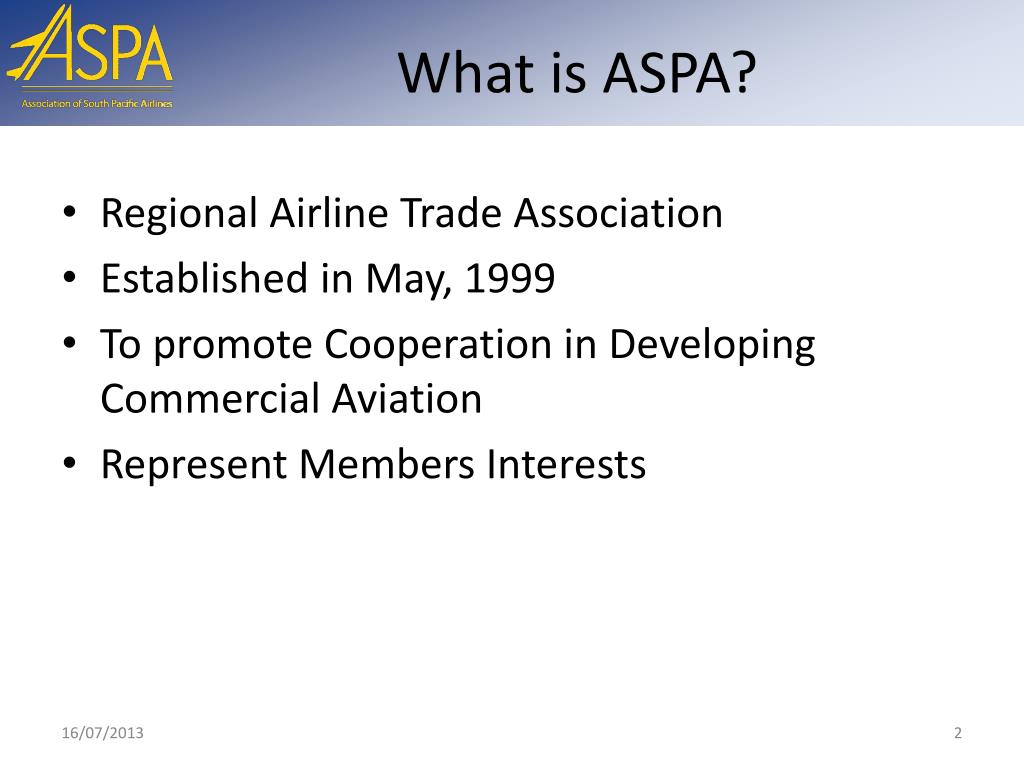 PPT - 58 th General ASPA Session 18 th – 19 th July, 2013 Tanoa ...