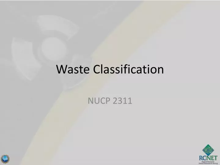 PPT - Waste Classification PowerPoint Presentation, free download - ID ...