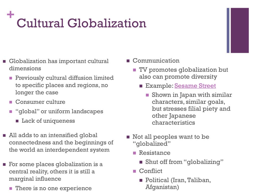 Globalization Examples Globalization Examples