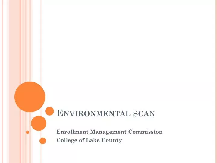 PPT - Environmental scan PowerPoint Presentation, free download - ID ...