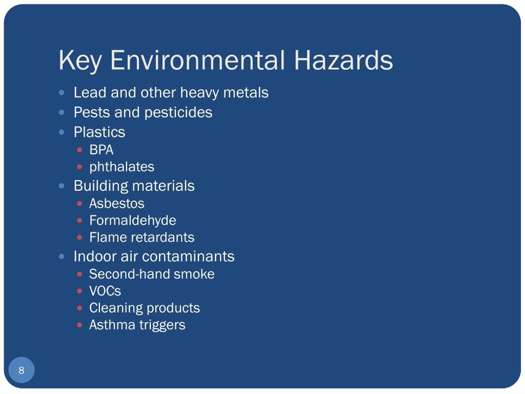 PPT - Small Steps to Improve Children ’ s Environmental Health in your ...