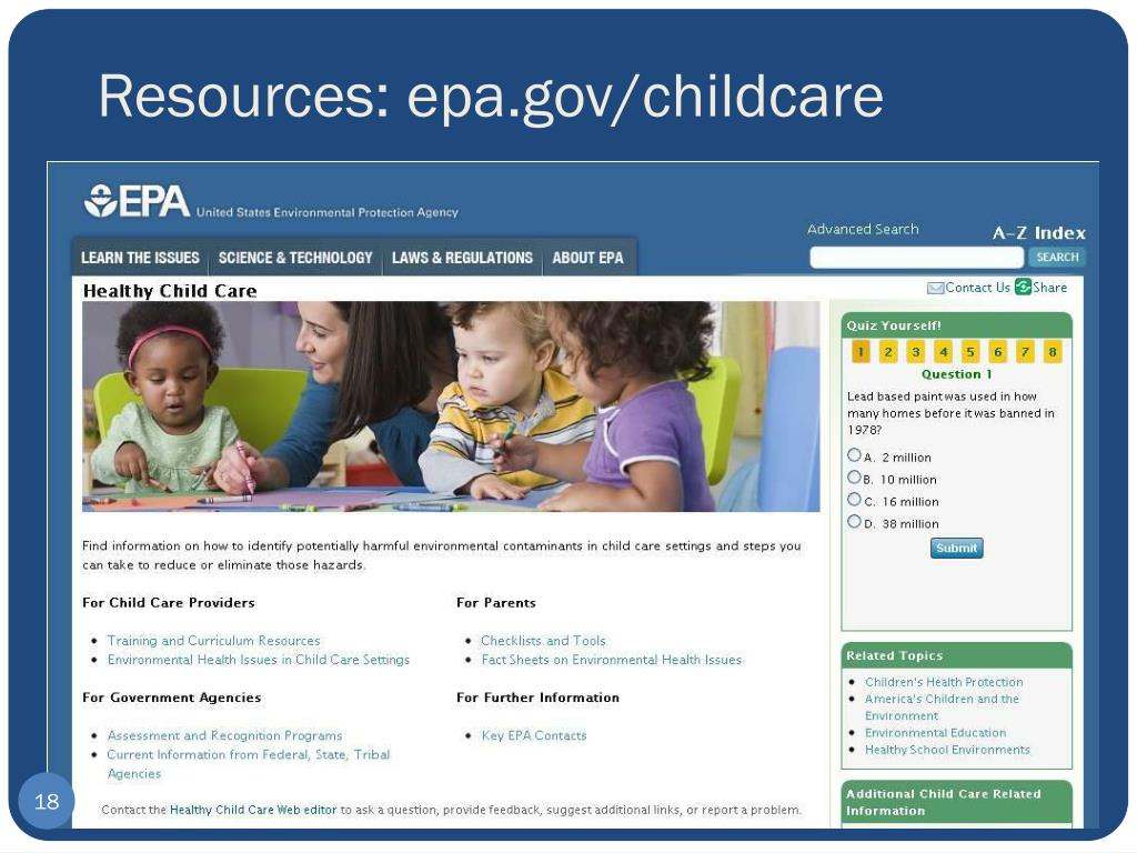 PPT - Small Steps to Improve Children ’ s Environmental Health in your ...