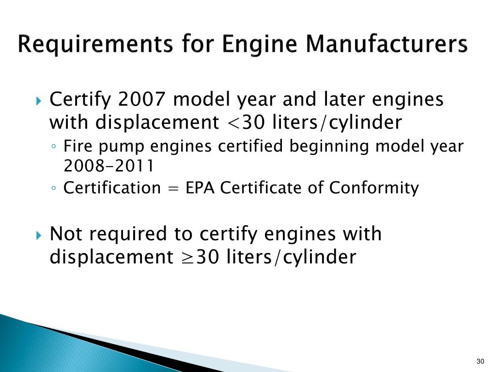 PPT - EPA's Air Quality Regulations for Stationary Reciprocating ...