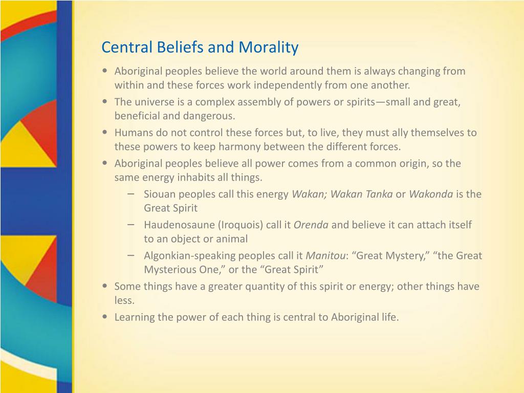 PPT - Chapter 3 The Story of Canadian Aboriginal Spirituality ...