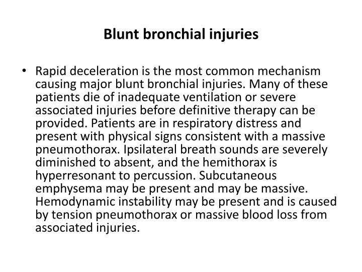 PPT - Blunt Chest Trauma PowerPoint Presentation - ID:1539669