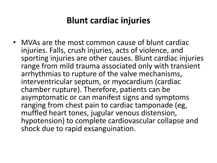 PPT - Blunt Chest Trauma PowerPoint Presentation - ID:1539669