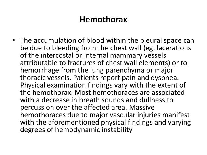 PPT - Blunt Chest Trauma PowerPoint Presentation - ID:1539669