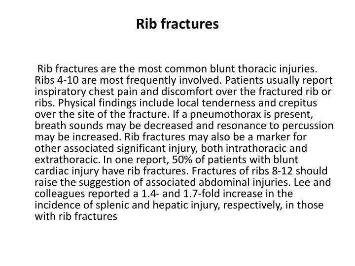 PPT - Blunt Chest Trauma PowerPoint Presentation - ID:1539669