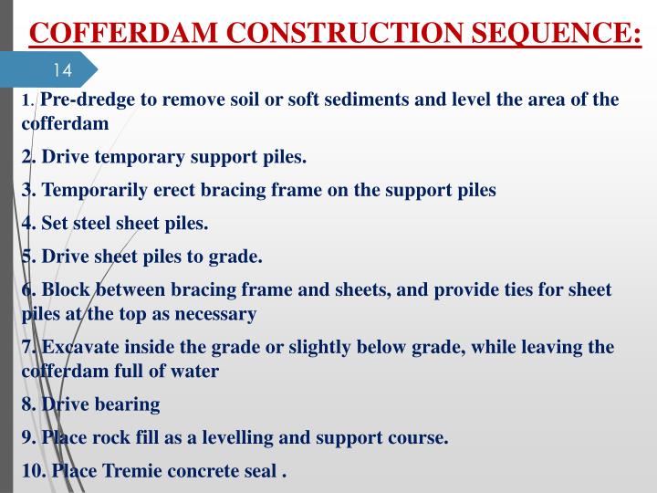 PPT - Cofferdam PowerPoint Presentation - ID:1540104