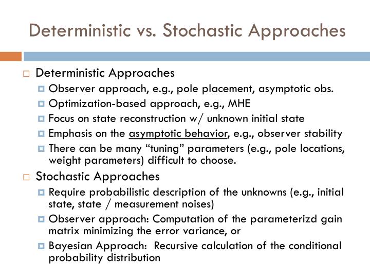 Ppt Stochastic Approach To State Estimation Current Status And Open Problems Powerpoint